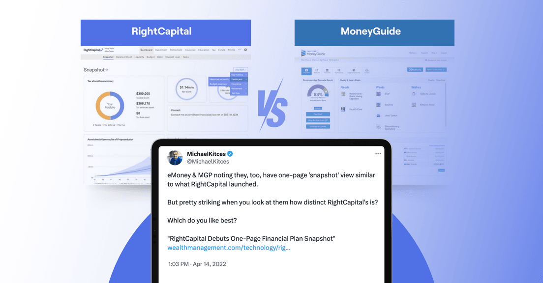 7 Differences Between RightCapital and MoneyGuide in 2025