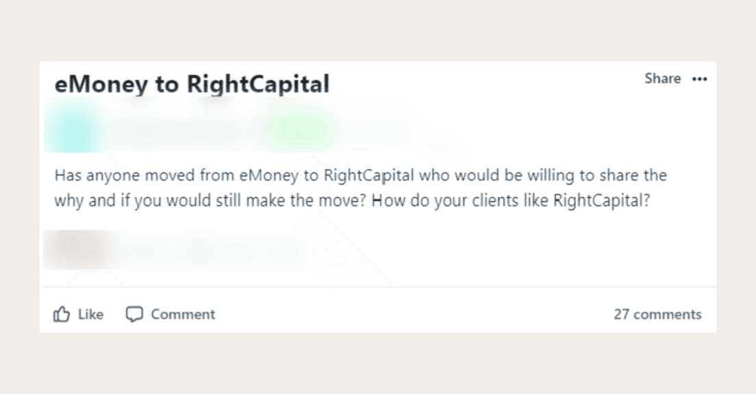 Advisors' Advice for Switching Software to RightCapital